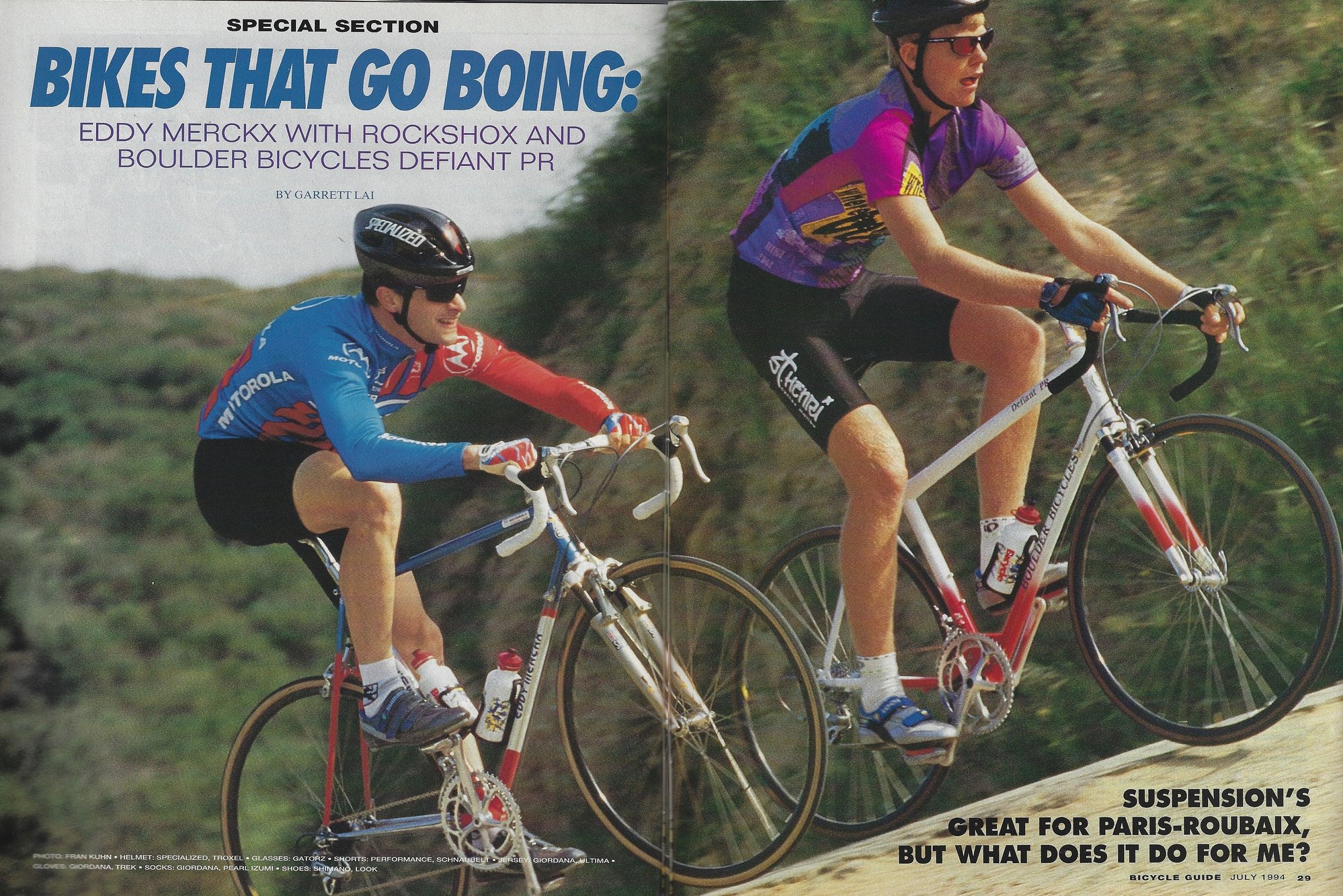 Bike Forums - Road Test/Bike Review (1994) Two Suspension Road Bikes ...