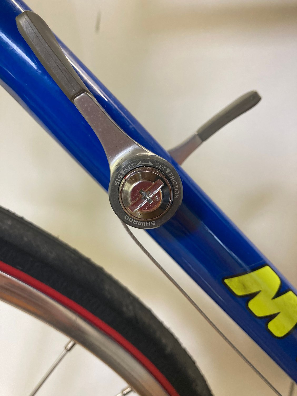 Bike Forums - Shimano Indexed Front Shifter help (Exage SL-A450)