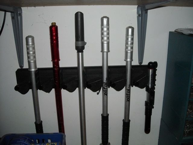 Bike Forums - Unruly frame pumps, how do you store them?