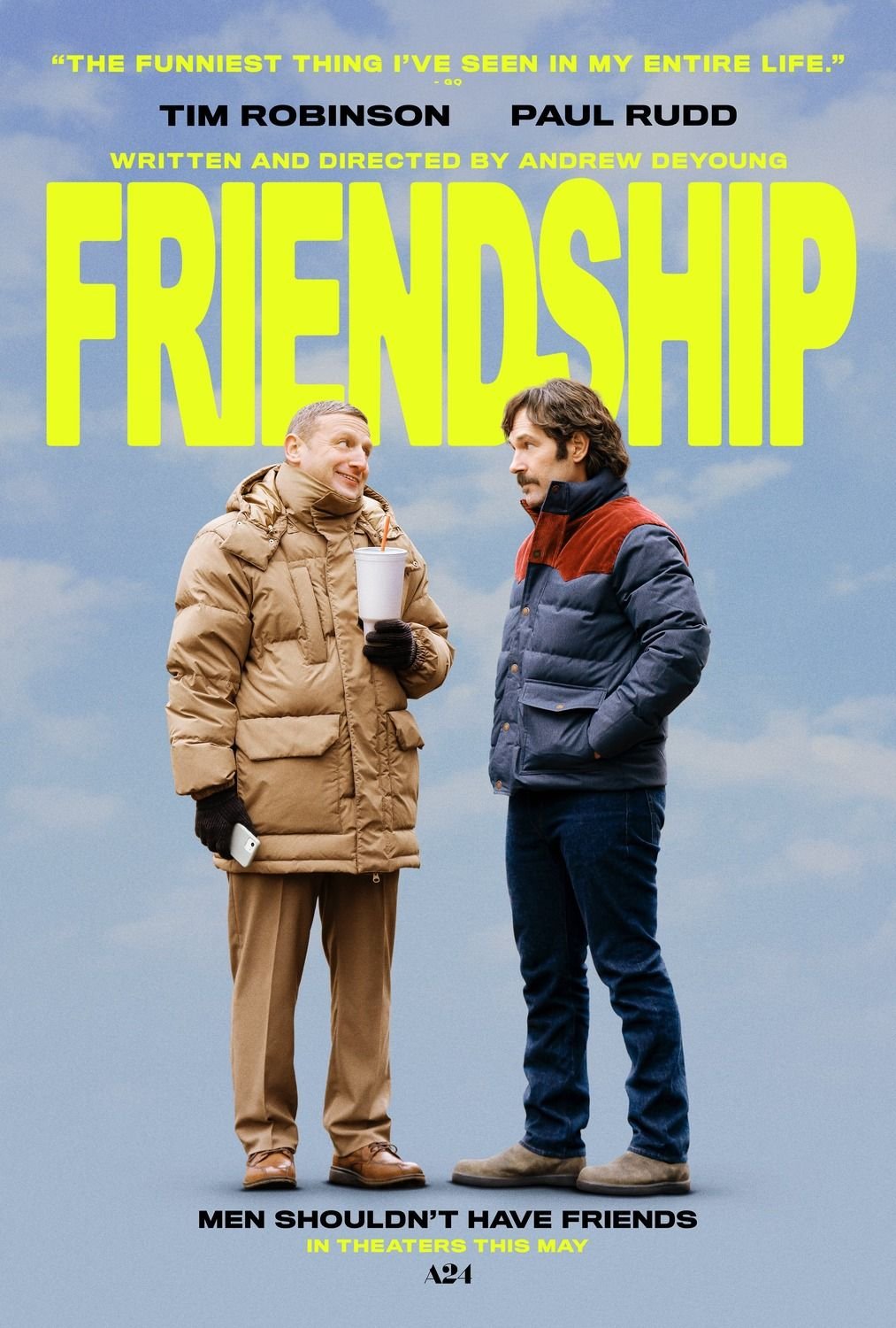 Friendship (2025, D: DeYoung) S: Paul Rudd, Tim Robinson, Kate Mara - DVD Talk Forum