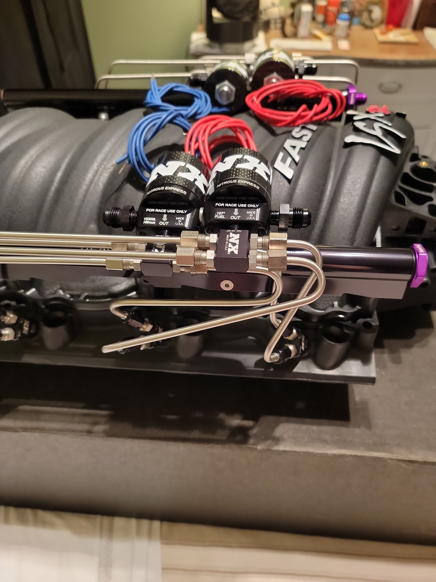 NitrousExpress Fast Intake Plumbed for Direct Port Nitrous ls1 ...