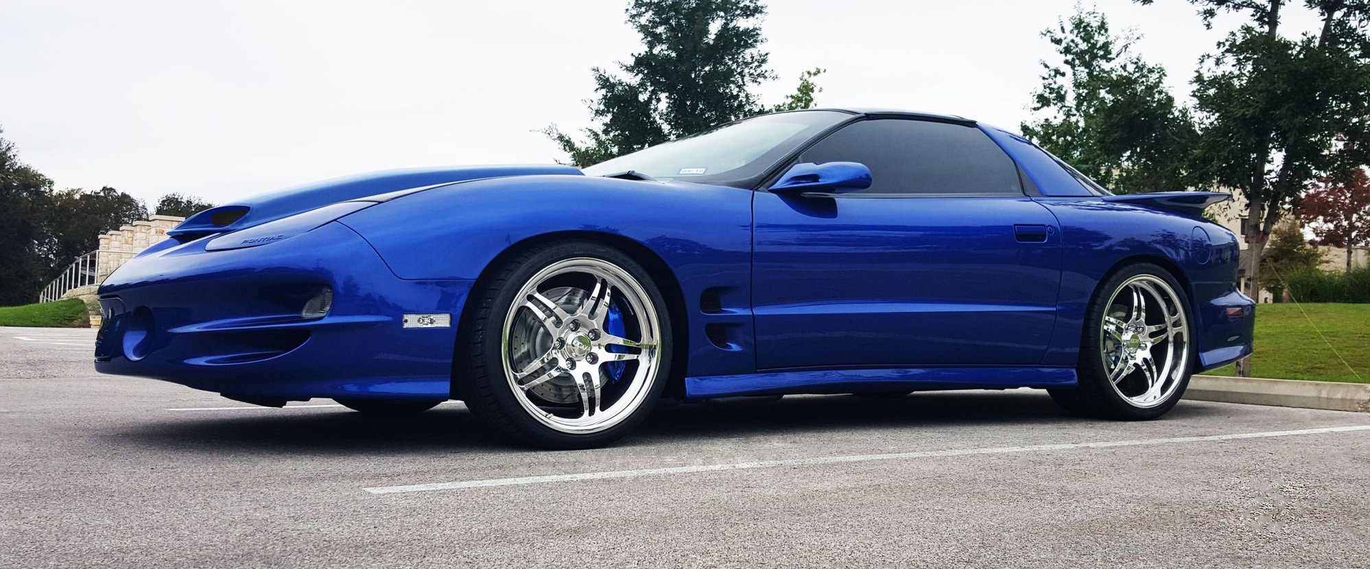 Pontiac Trans Am WS6, 402ci, T56, Viper blue paint, CCW wheels ...