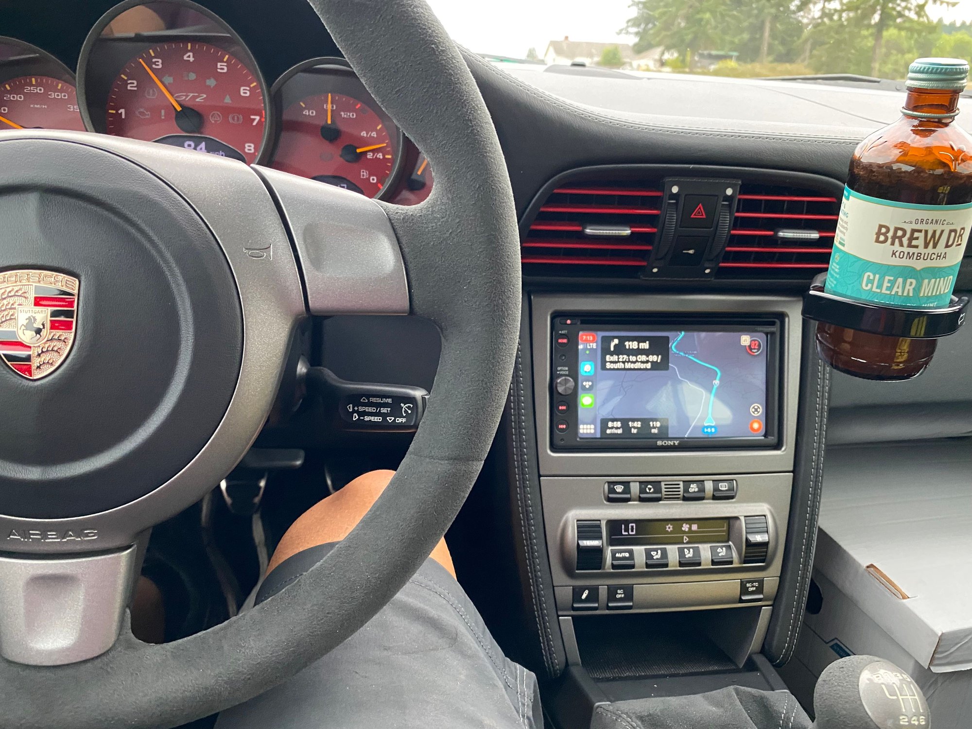 Upgrading Head Unit 997.1 Car Play Etc...and lower center console ...