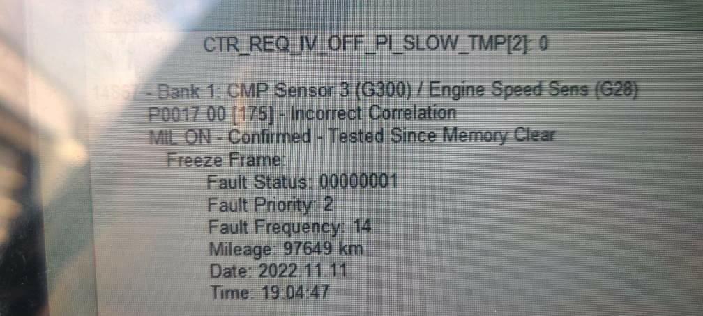 2nd Engine, same issues: TD1 - AudiWorld Forums