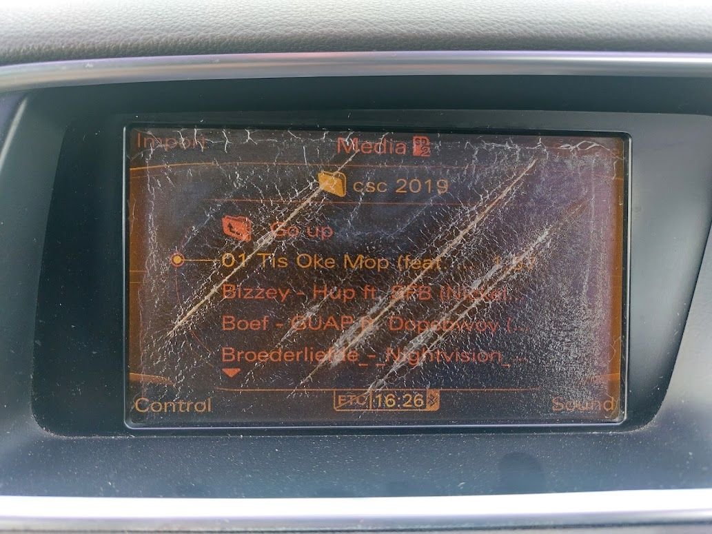 Blurred MMi screen - AudiWorld Forums