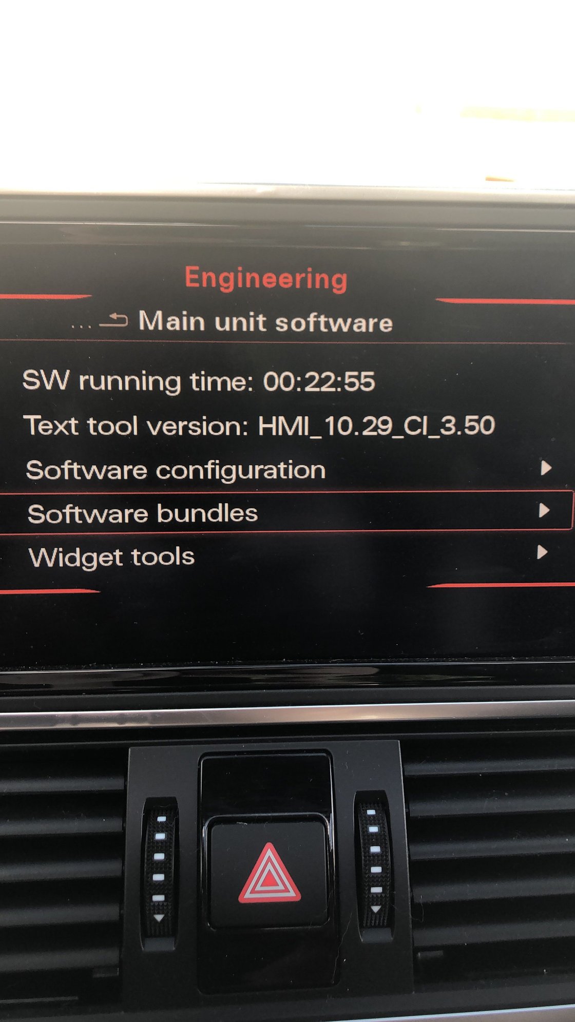 engineering menu c7 13 3.0T - AudiWorld Forums
