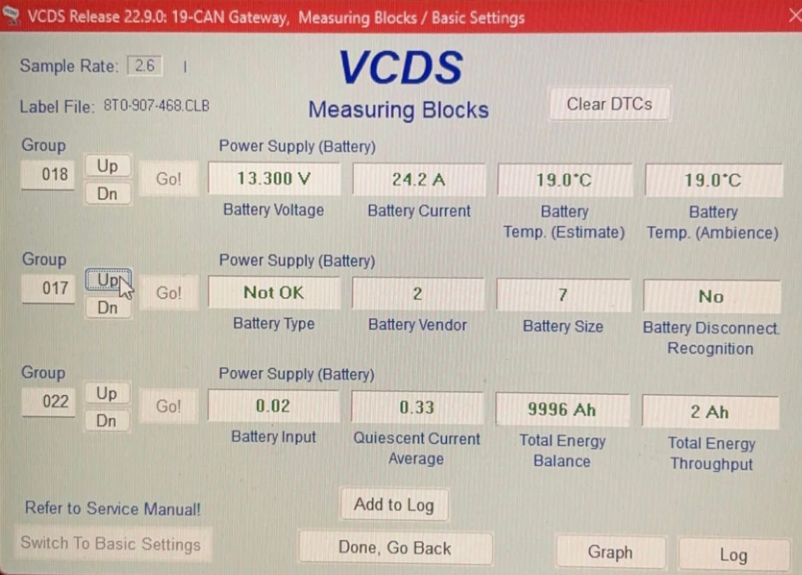 Battery coding - AudiWorld Forums