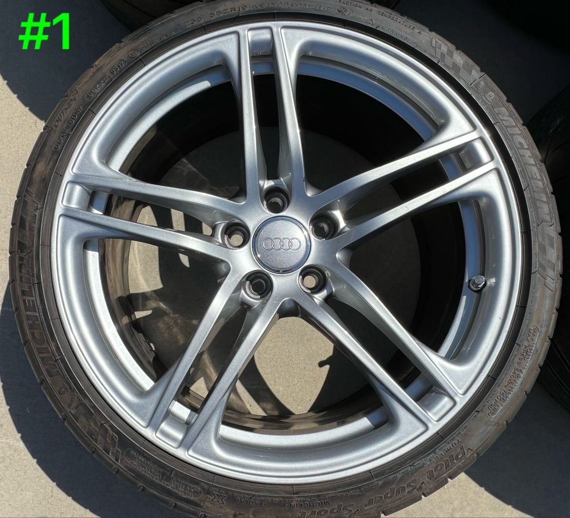 OEM 2012 Audi R8 GT Wheels & Michelin PSSs! Factory Forged ...