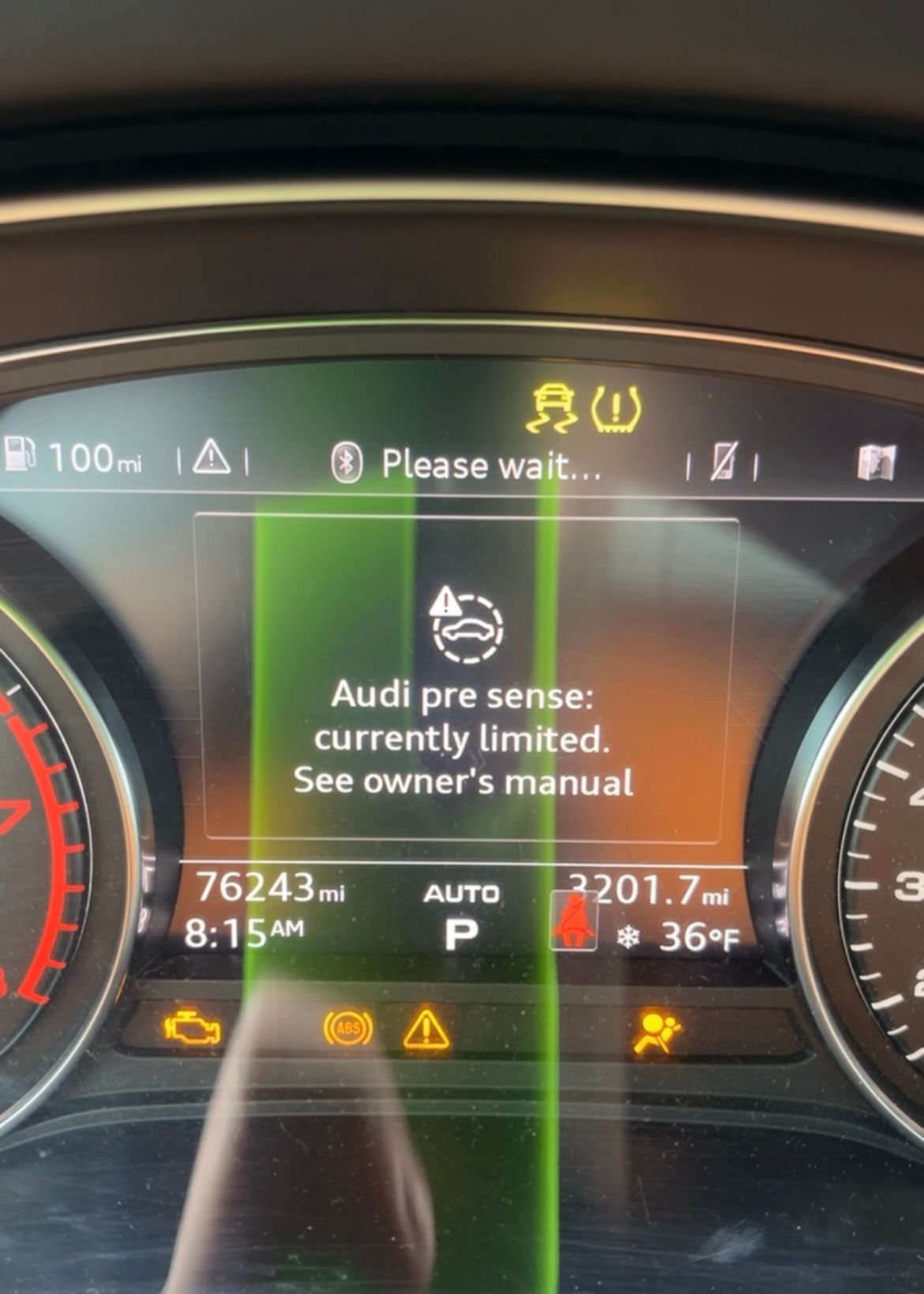 All warning/dash lights after starting - AudiWorld Forums