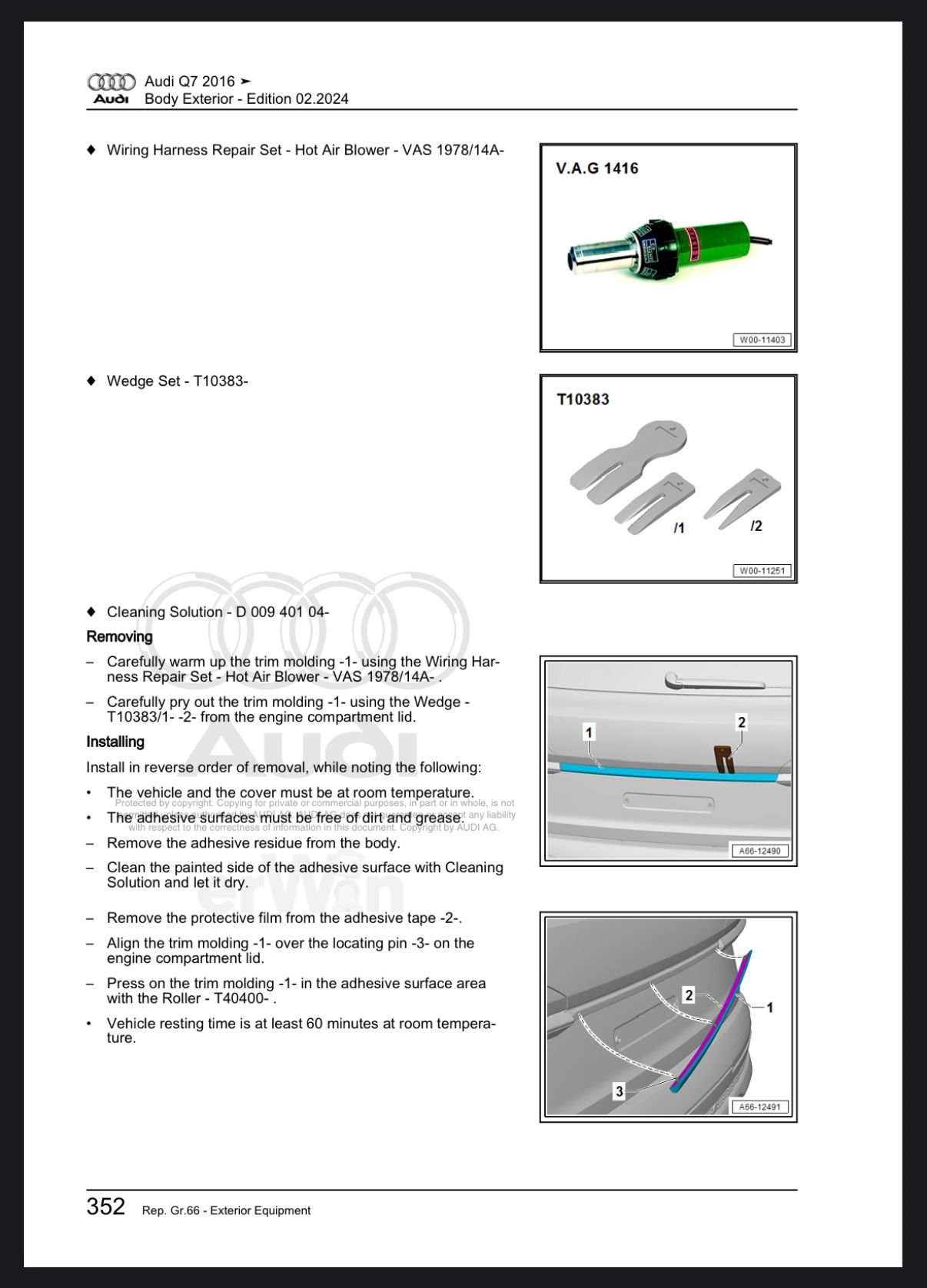 Black tailgate trim swap - AudiWorld Forums