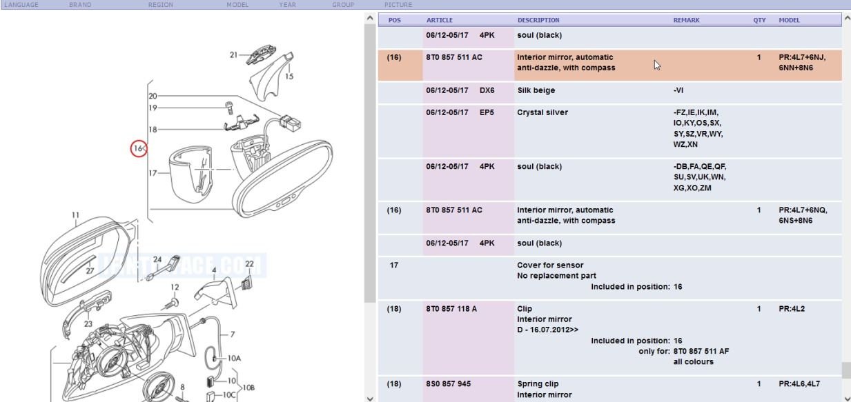 Rear view Mirror options for 2014 Q5? - AudiWorld Forums