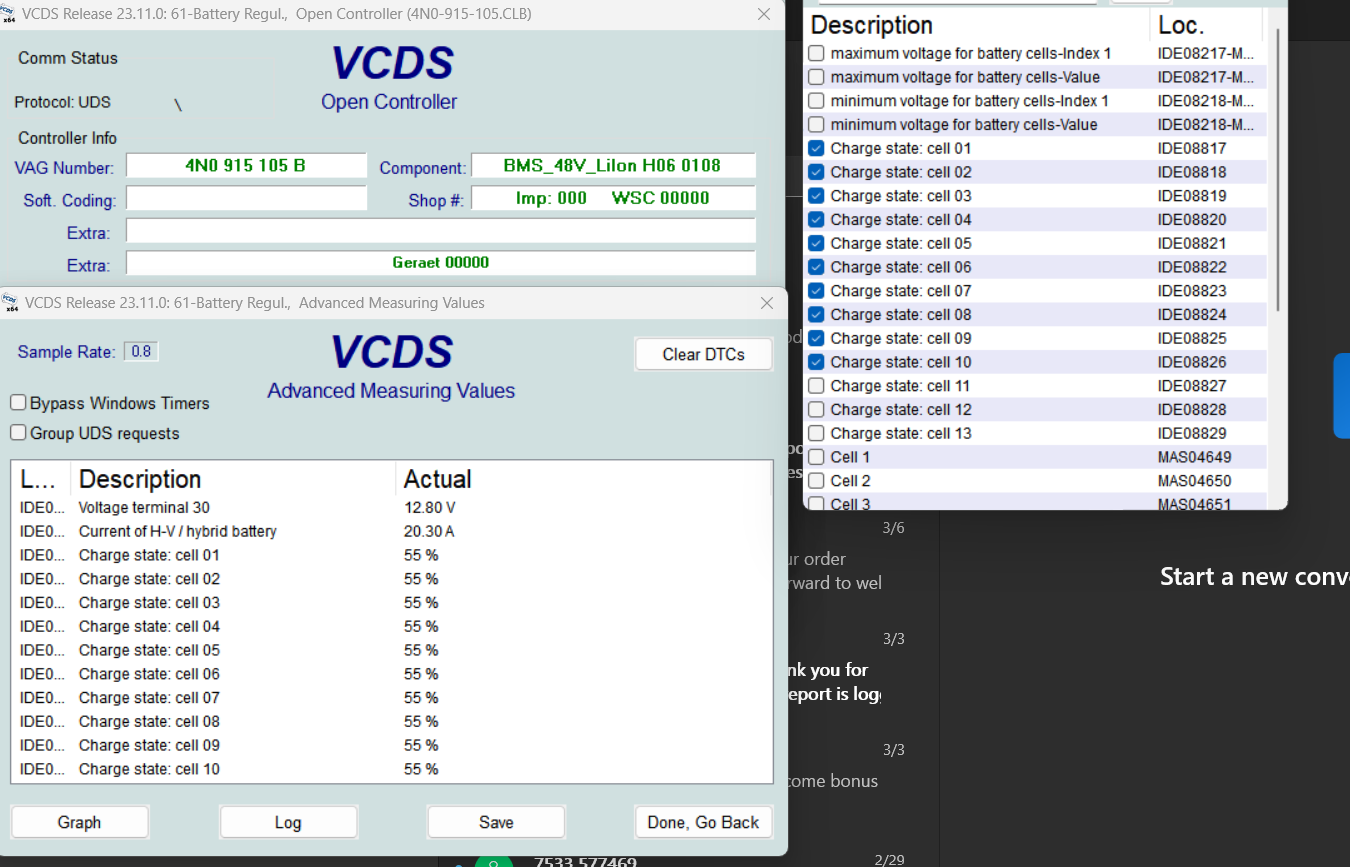 UK: Genuine Audi A4 A5 A6 A7 A8 Q3 Q5 Q7 MHEV 48V Hybrid Battery ...