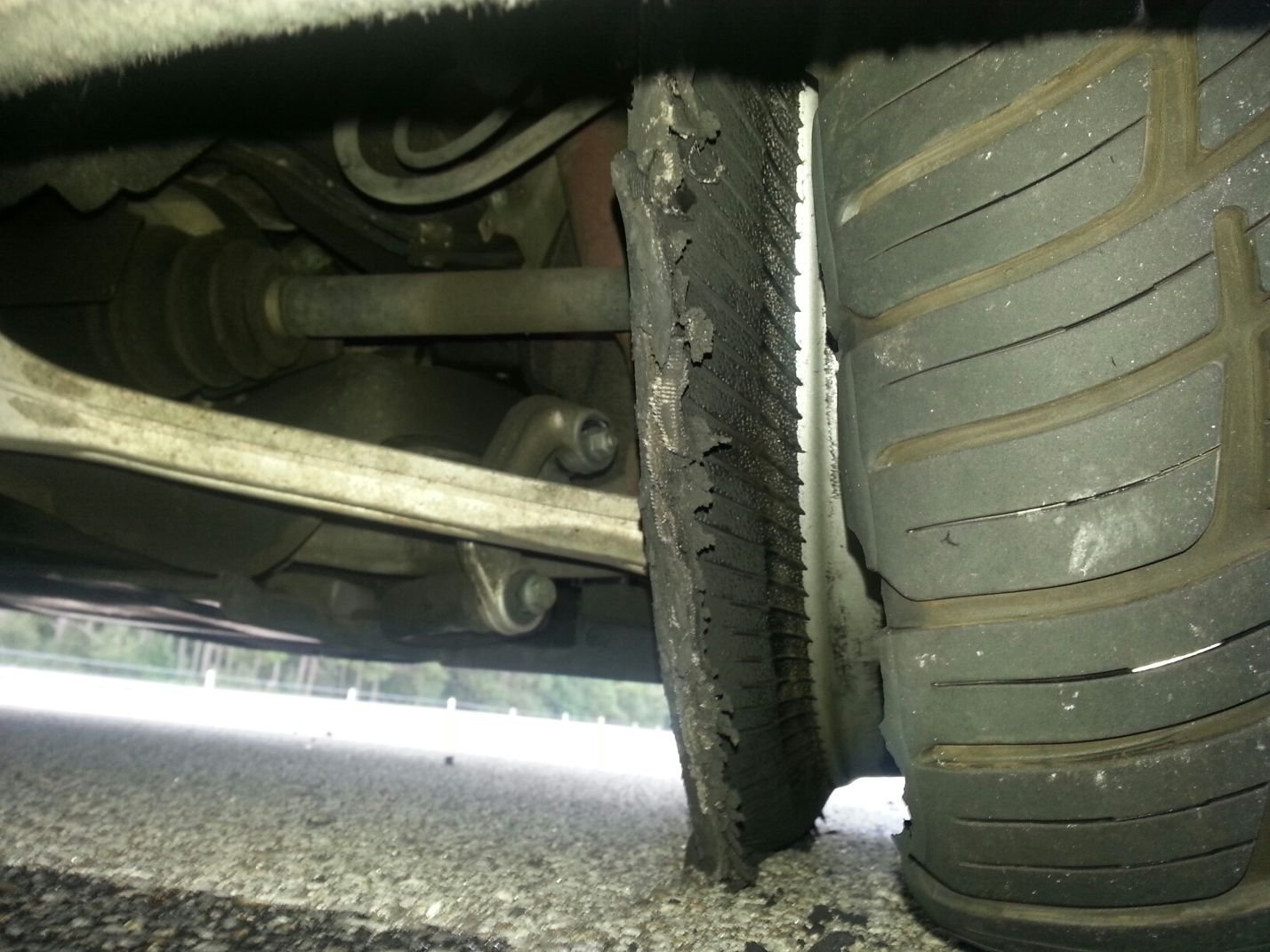 Passenger Front Tire Issue - AudiWorld Forums