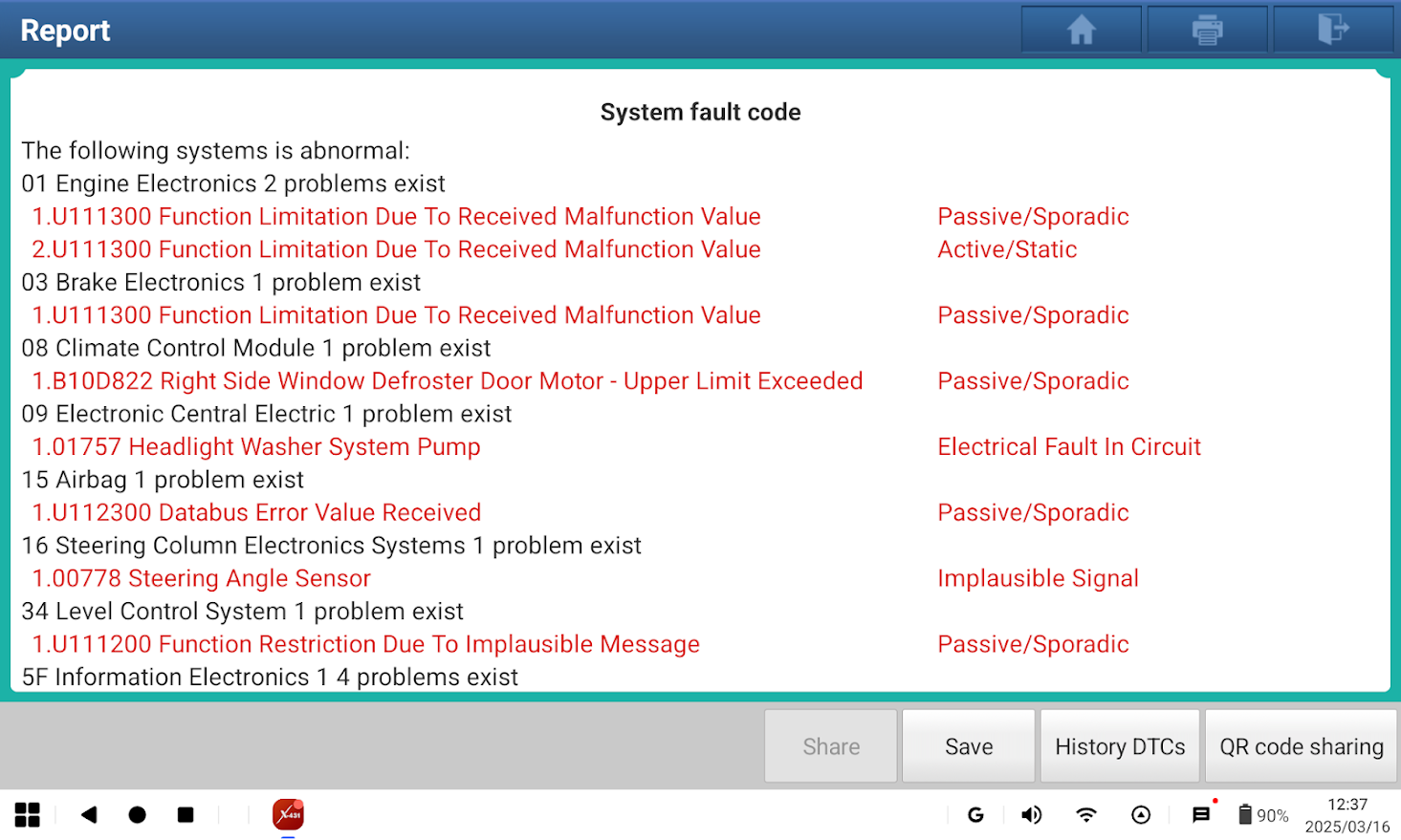 Fault Code U111300 & U112300. Suspension, ESP, Error - AudiWorld Forums