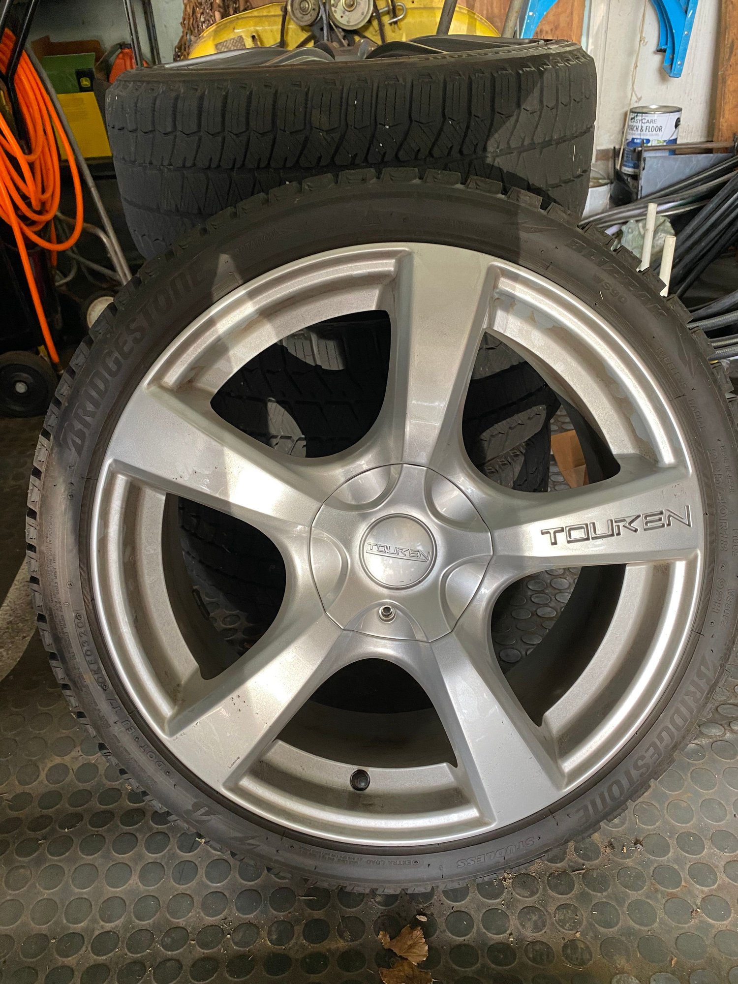 Bridgestone BLIZZAK Winter Tires Andros Wheels 225/40R-18 ALMOST NEW ...