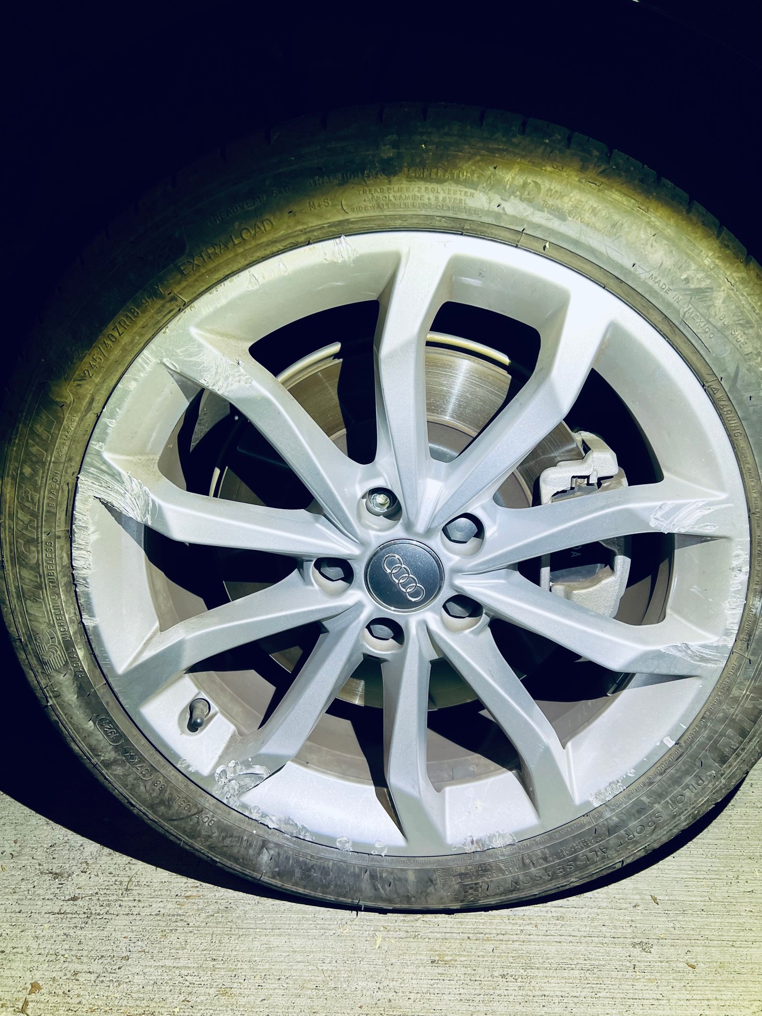 Hit a Curb Sideways on the Passenger Side!!! - AudiWorld Forums