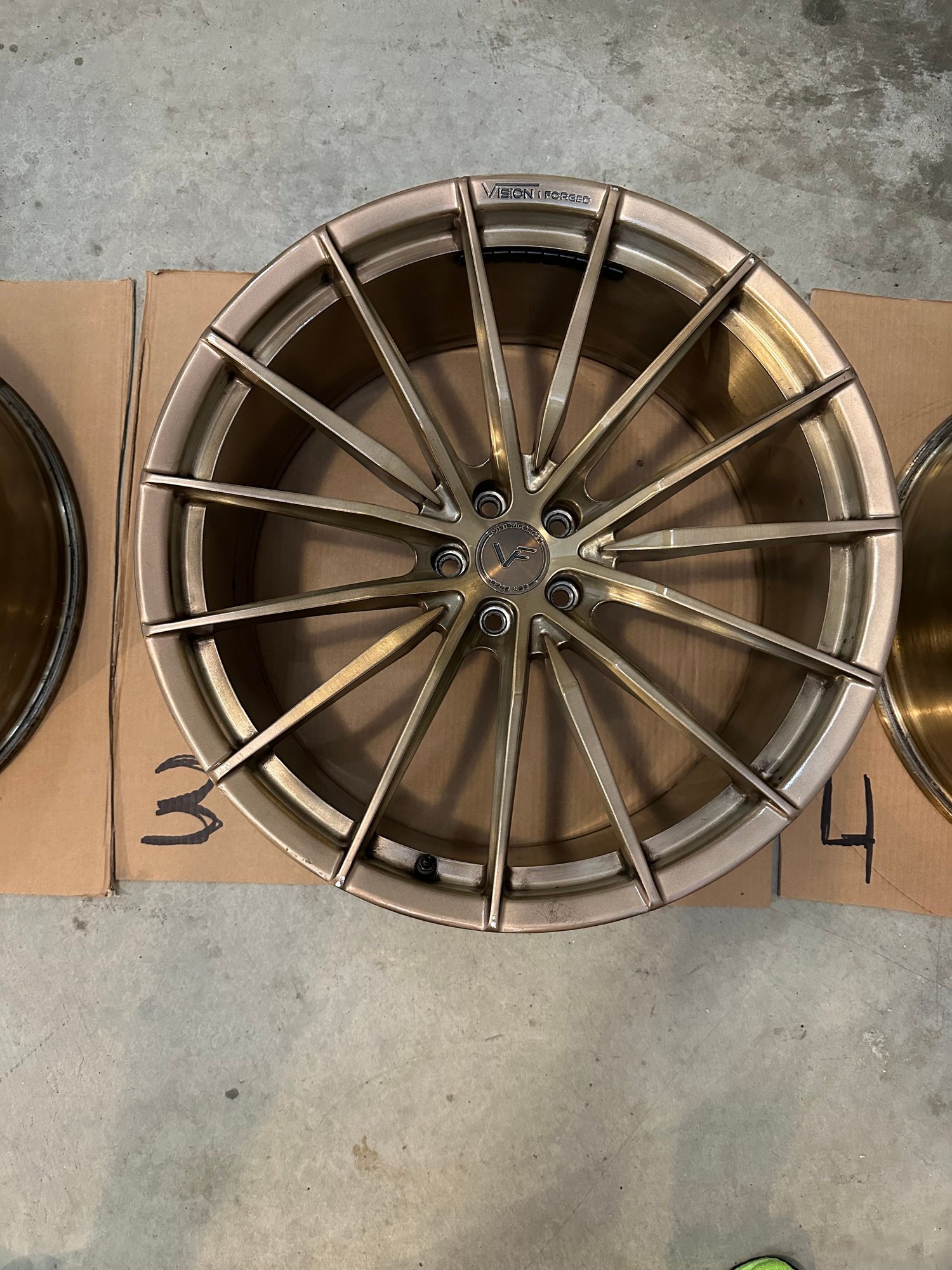Vision Forged Bespoke Brushed Bronze Wheels - AudiWorld Forums