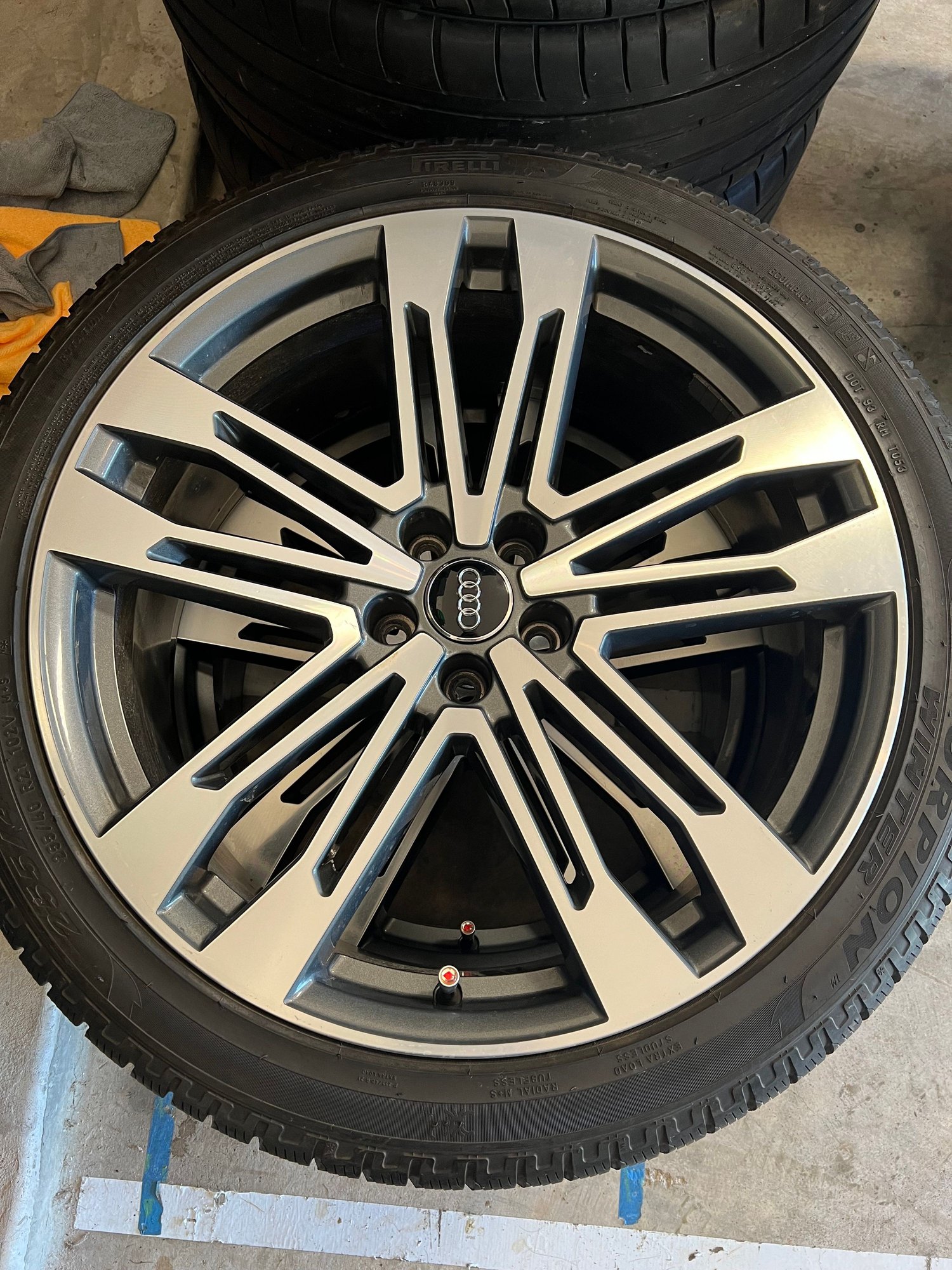 21" Audi OEM wheels from B9 SQ5; mounted with Pirelli Scorpion winter ...