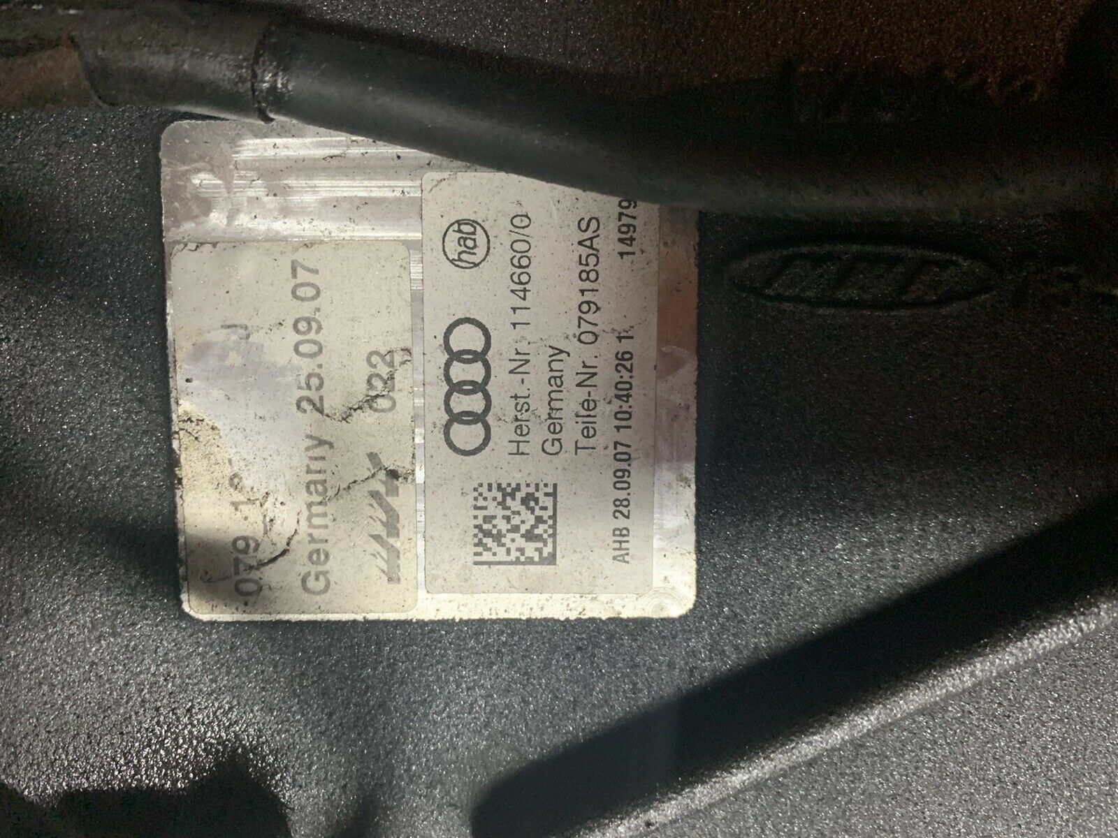 OEM Audi B7 RS4 Intake Manifold Assembly 079133185AS with billet ...