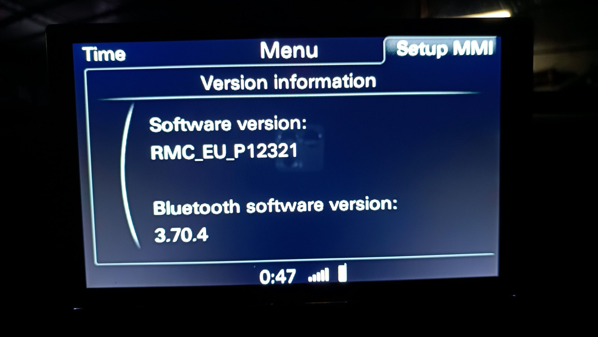 2014 A6 MMI RMC_EU_P12321 green menu - AudiWorld Forums
