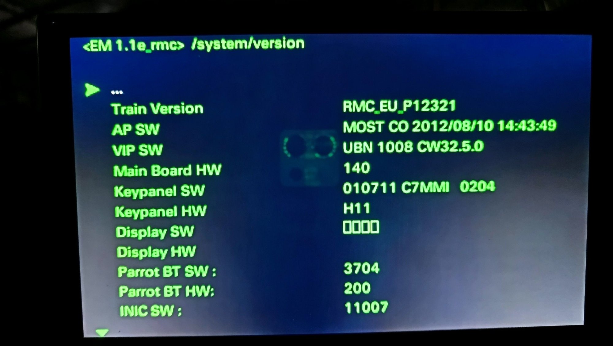 2014 A6 MMI RMC_EU_P12321 green menu - AudiWorld Forums