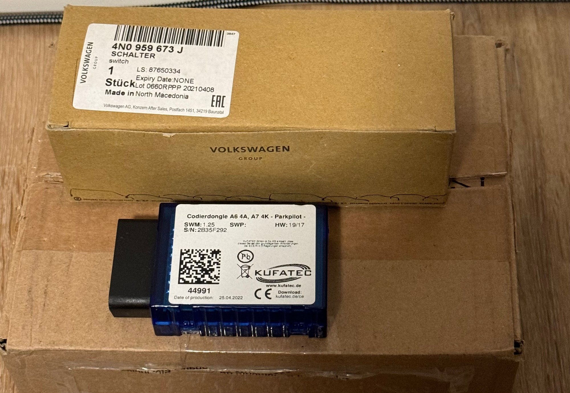 Kufatec Park Pilot Assist retrofit kit (silver button) for 2020 ...