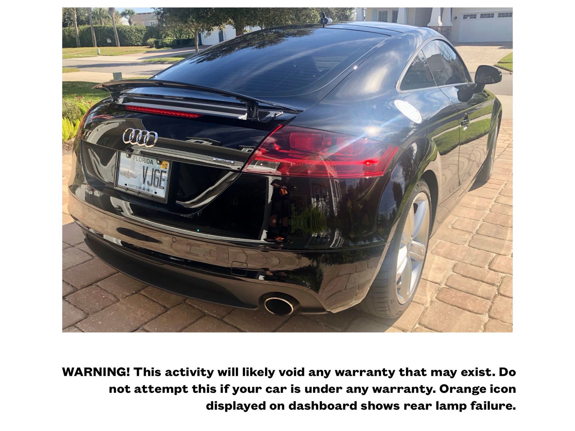 Tail light and turn light failure due to bad ground design - AudiWorld ...