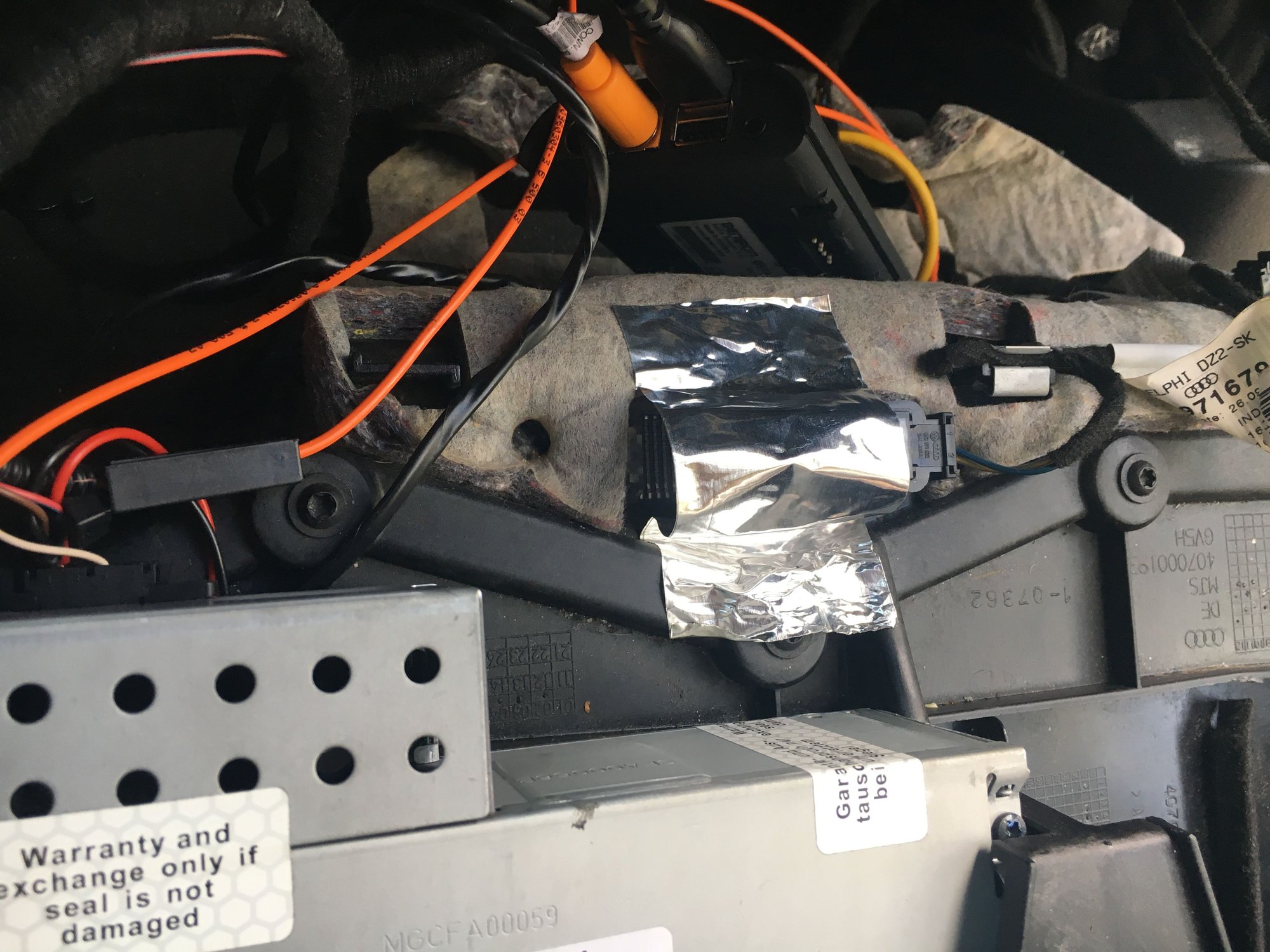 Custom Dension Mounting under Armrest - AudiWorld Forums