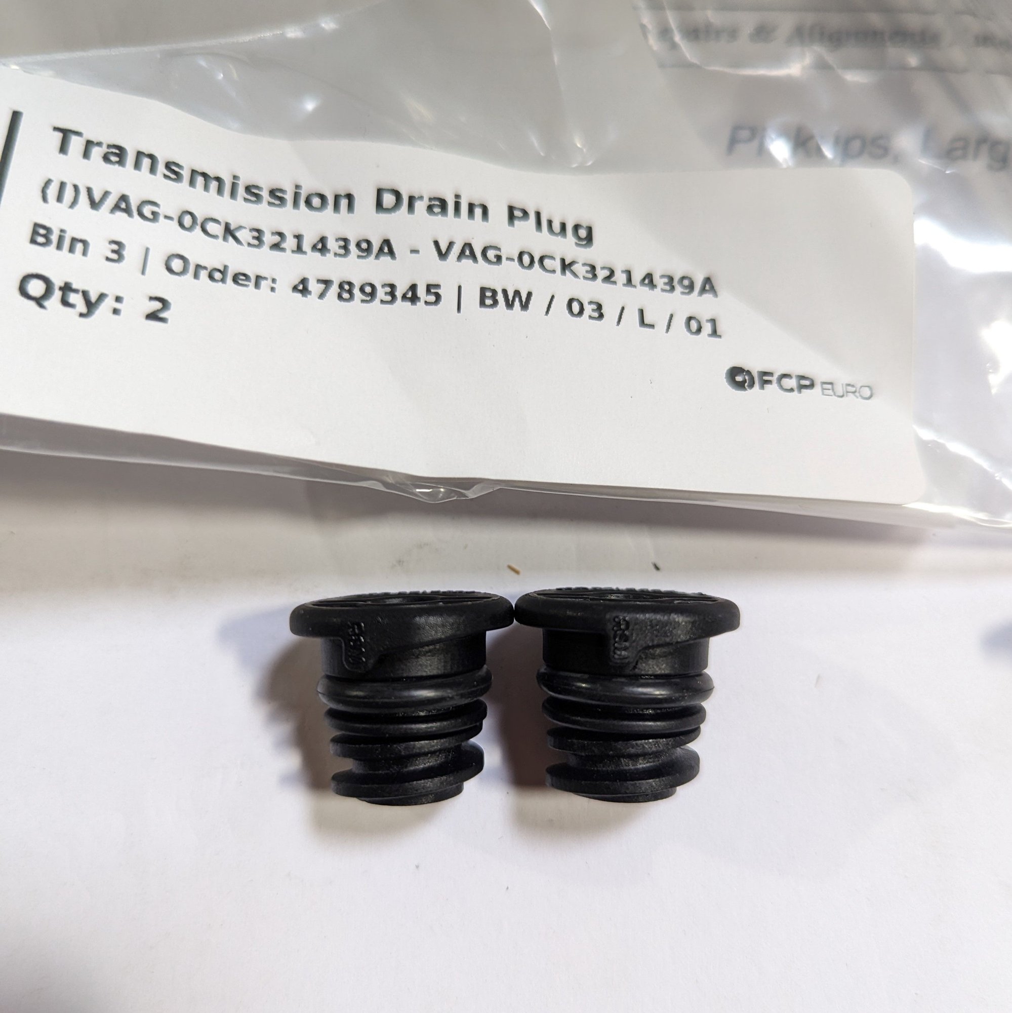 How long does plastic drain plug last? - Page 2 - AudiWorld Forums
