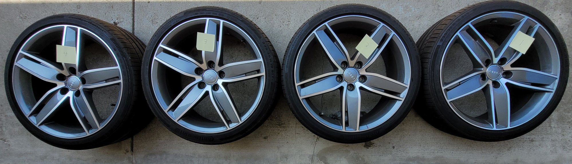 Audi factory 19” 5-Spoke Wheel set - AudiWorld Forums