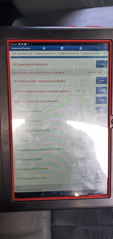 Error code P0C2A00 on Audi A6 C8 2020 TDI - AudiWorld Forums