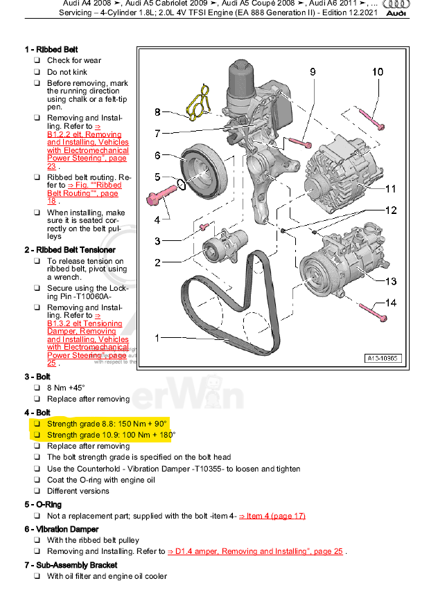 Question re crank bolt torquing Process - AudiWorld Forums