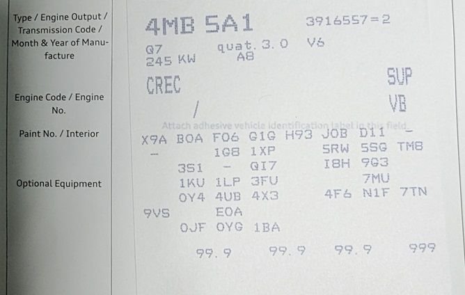 Paint code? - AudiWorld Forums