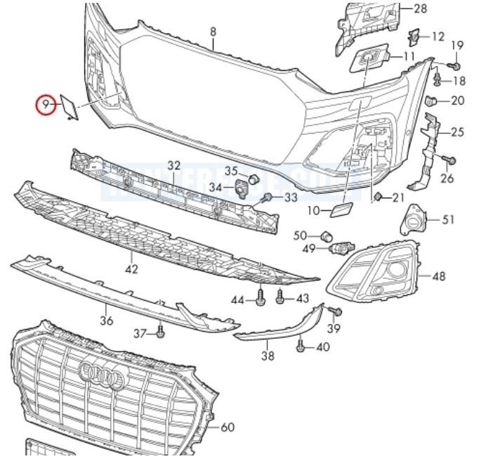 Square panel on passenger side front bumper - AudiWorld Forums
