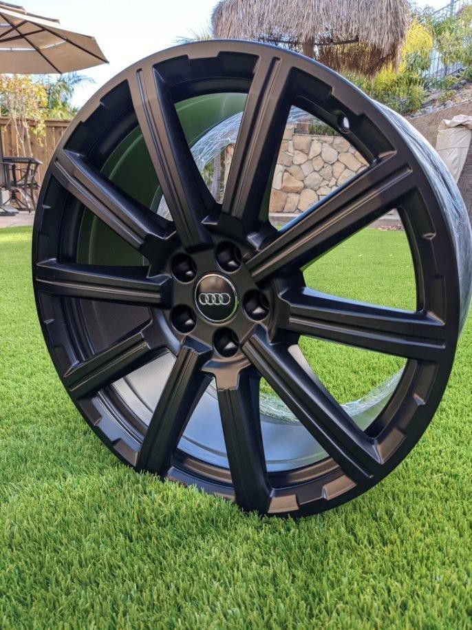 2017-21 Audi Q7 WHEEL OEM 9x20 10 spoke 20" Inch -Satin Black - AudiWorld Forums