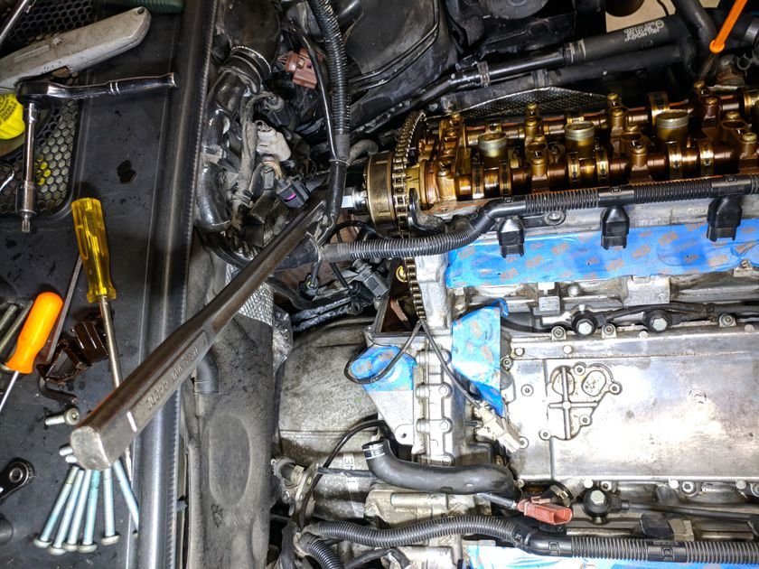 Thank you for the timing chain help (with pics) - AudiWorld Forums