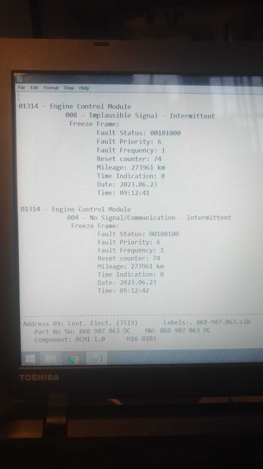 Error 01330 - Central Control Module (J393) - AudiWorld Forums