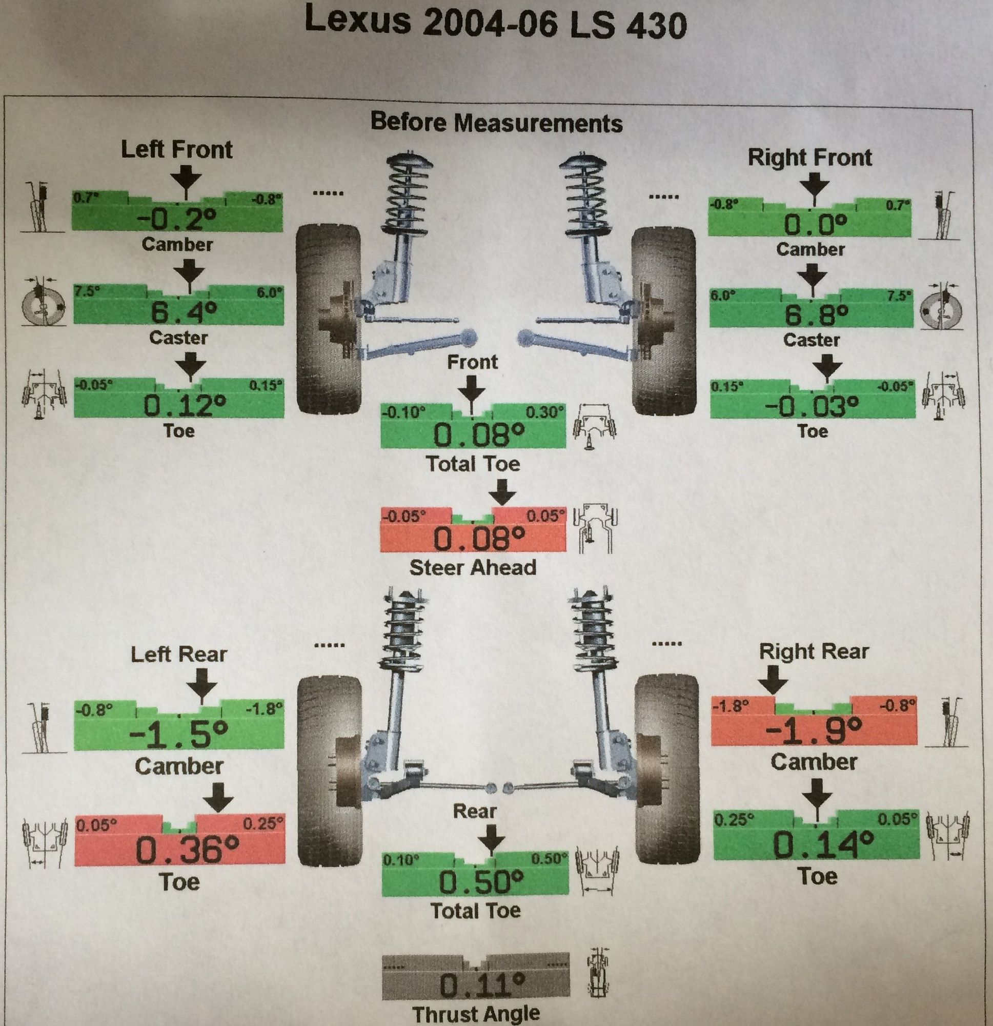 My 4 -Wheel Alignment Saga - ClubLexus - Lexus Forum Discussion
