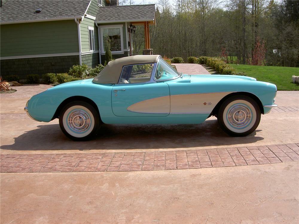 FS (For Sale) 1957 Corvette Convertible Fuelie- Cascade Green ...