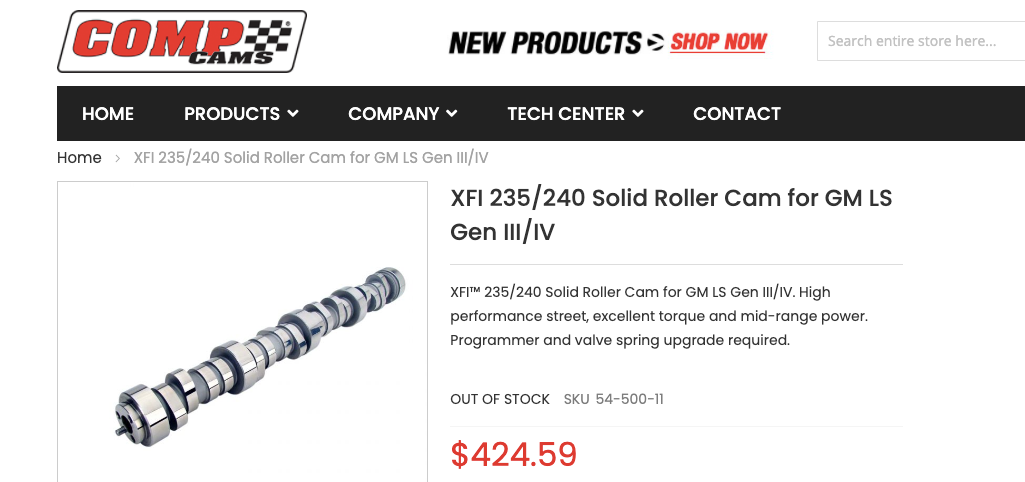 FS (For Sale) LS COMP Cams 54-000-11 - CorvetteForum - Chevrolet ...