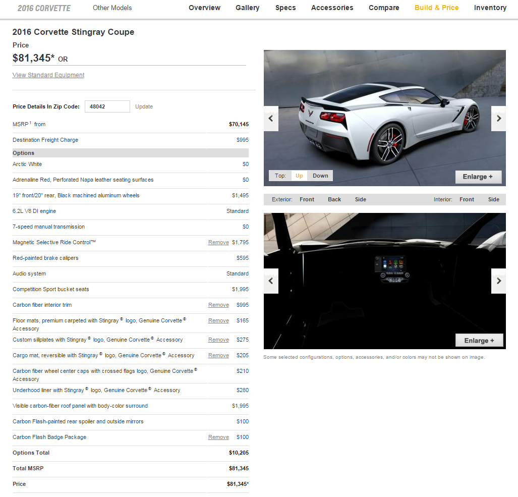1LT vs 2LT vs 3LT - Page 5 - CorvetteForum - Chevrolet Corvette Forum ...