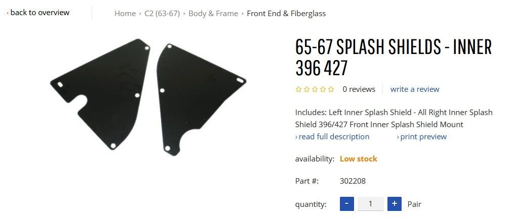 C2 Questions about the inner/larger splash shields... - CorvetteForum ...