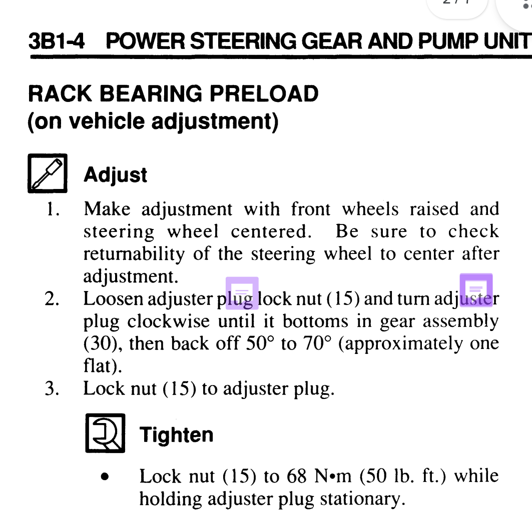 Steering Rack Preload Adjustment - CorvetteForum - Chevrolet Corvette ...