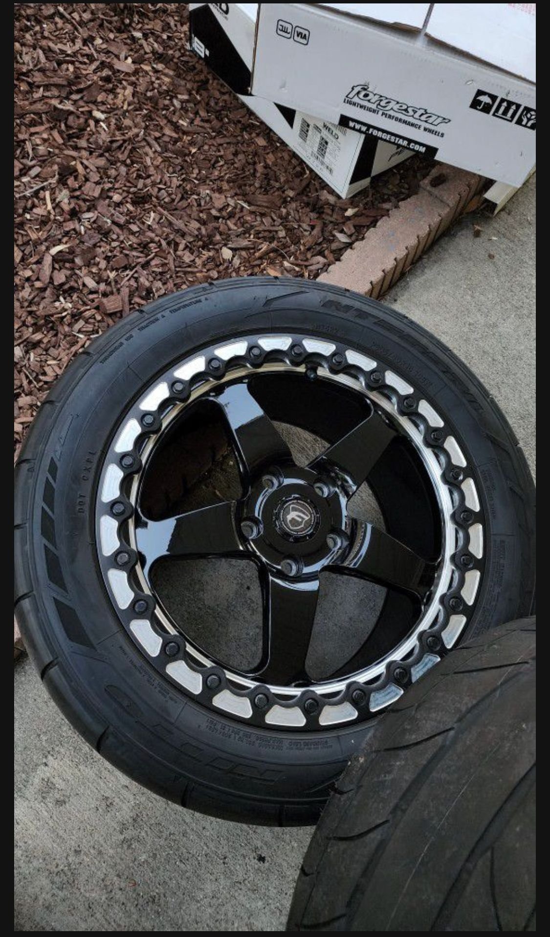 FS (For Sale) Forgestar D5 beadlock wheels and Nitto drag radials ...