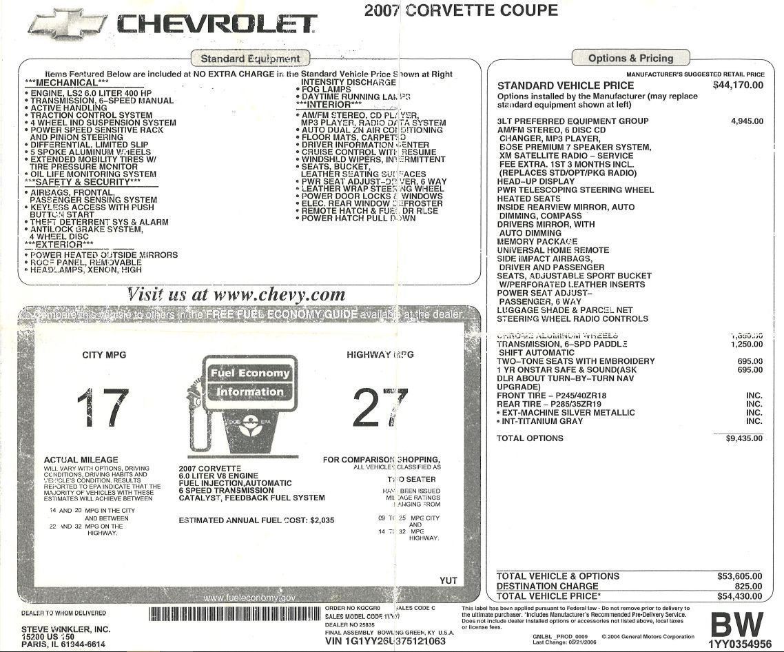 FS (For Sale) 2007 C6 3LT Silver automatic - CorvetteForum - Chevrolet ...