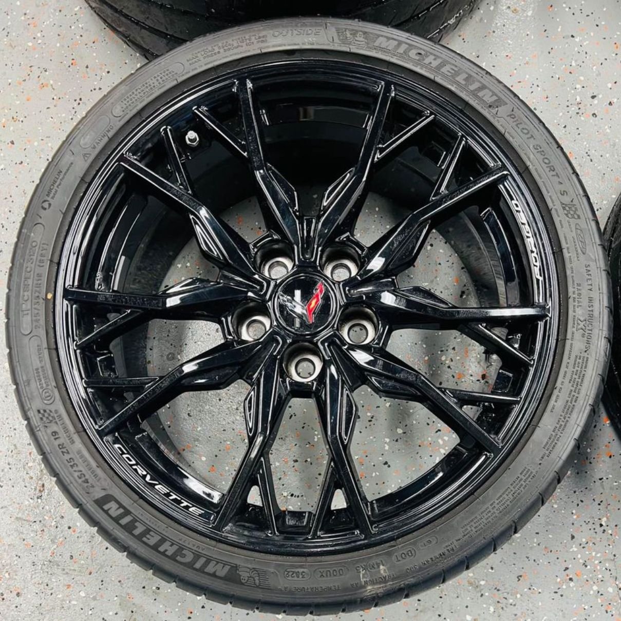 FS (For Sale) C8 Q9I Option 20 Spoke Wheels & Tires - CorvetteForum ...