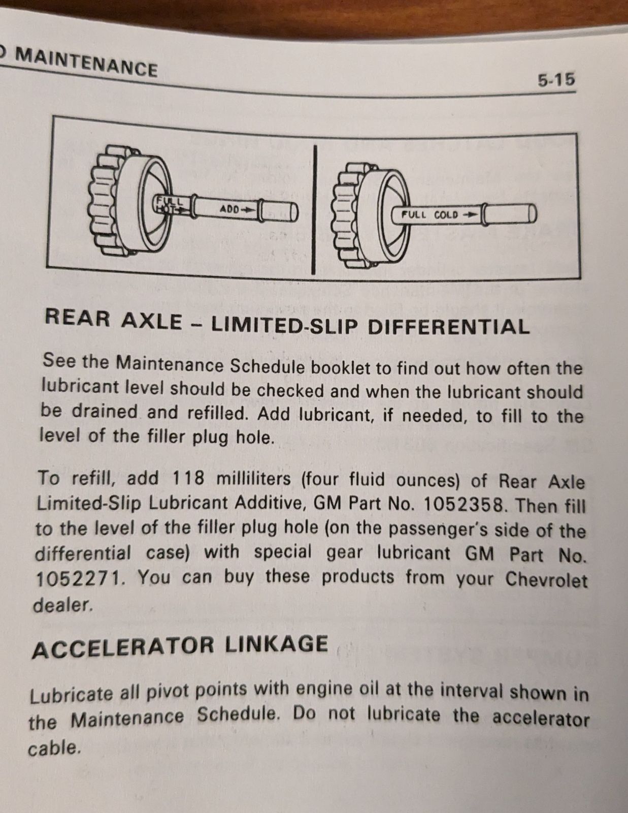 rearend oil - CorvetteForum - Chevrolet Corvette Forum Discussion