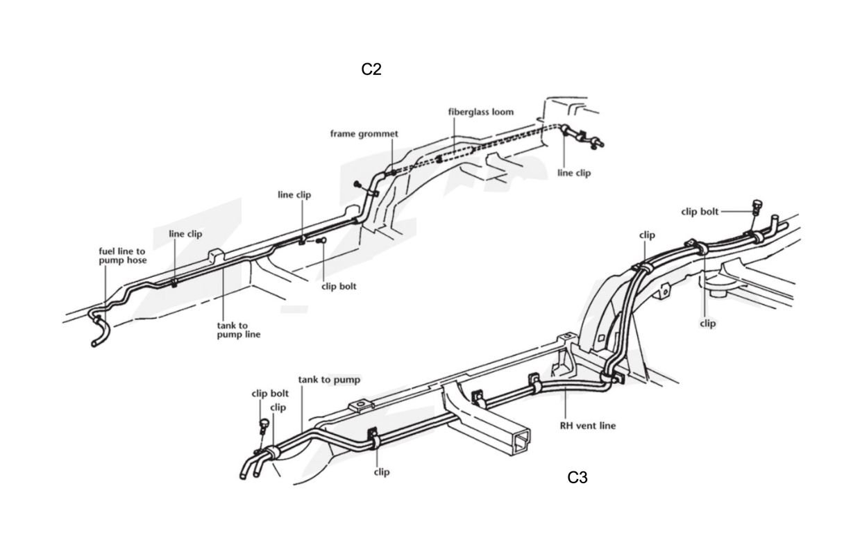C2 two factory fuel lines? - CorvetteForum - Chevrolet Corvette Forum ...
