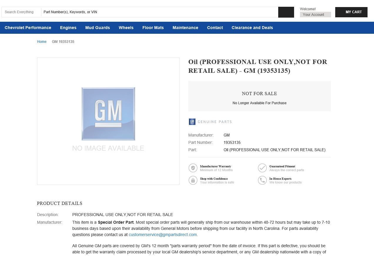 FYI: Mobil 1 ESP Formula 0W-40 Now Avaialble to Order - Page 2 ...