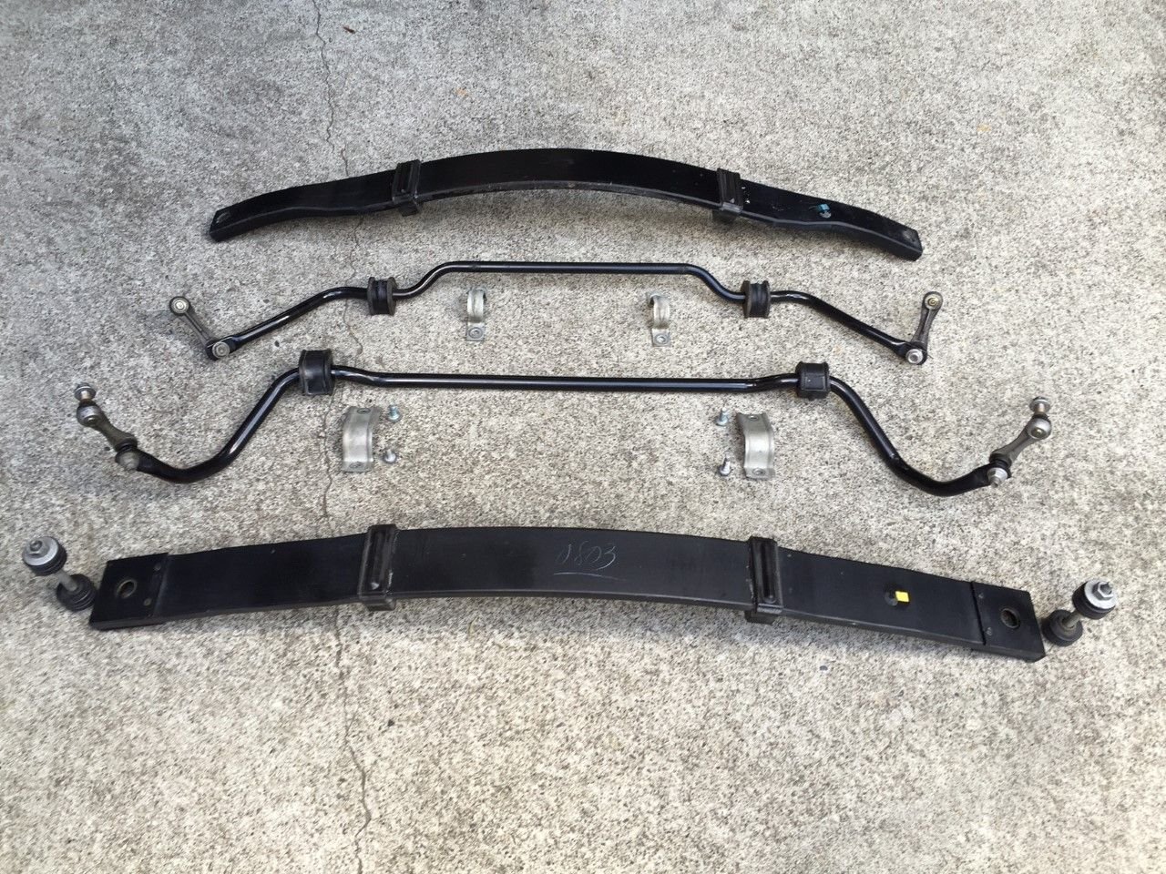 WTB: C5 leaf springs with all hardware and sway bars with all hardware ...